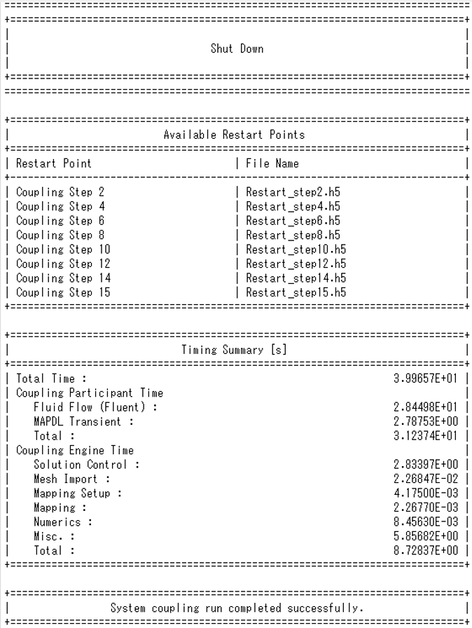 PySystemCouplingを触ってみました | RCCM 流体グループ